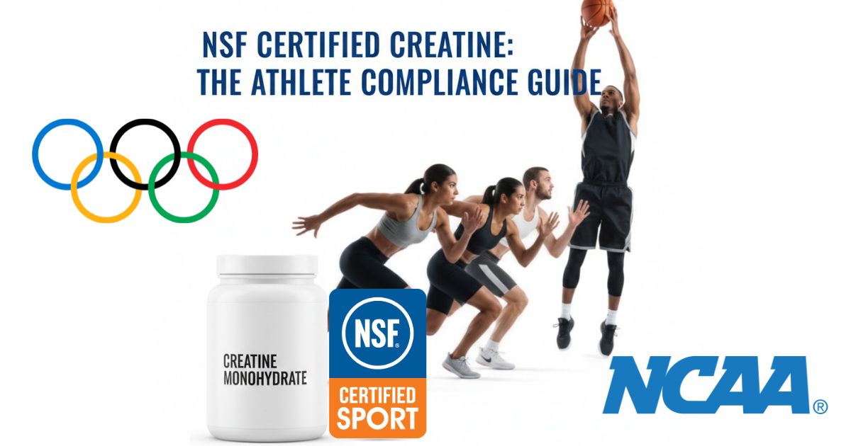 NSF Certified Creatine for Athletes: NCAA, Olympic & Pro Compliance ...